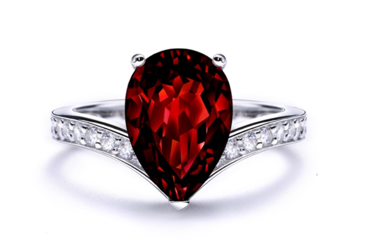 January Birthstone Rings – Genuine Garnet Ring Collection – OOAKB