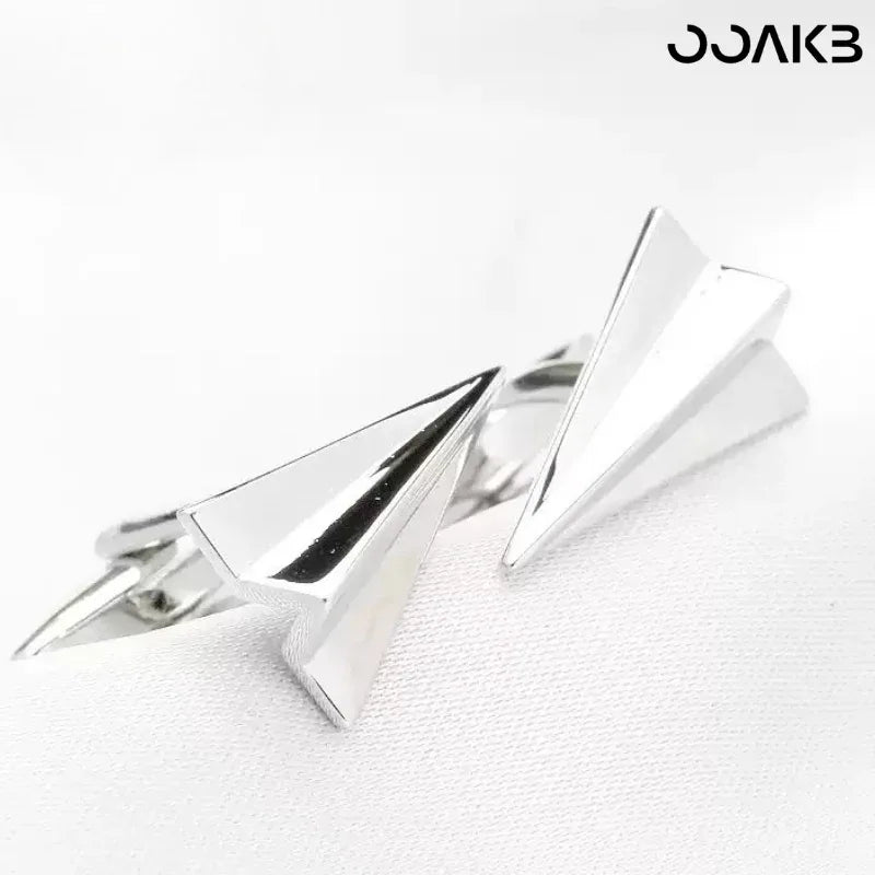 Customized Paper Wedding Paper Plane Cufflinks – OOAKB